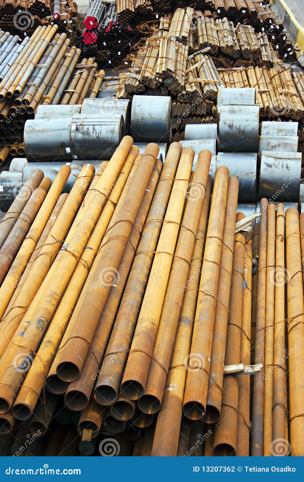 Metal pipes stock photo. Image of heating, building, pipe - 13207362