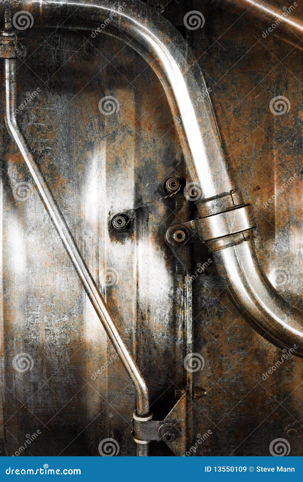 Metal pipes stock image. Image of tube, piping, shiny - 13550109