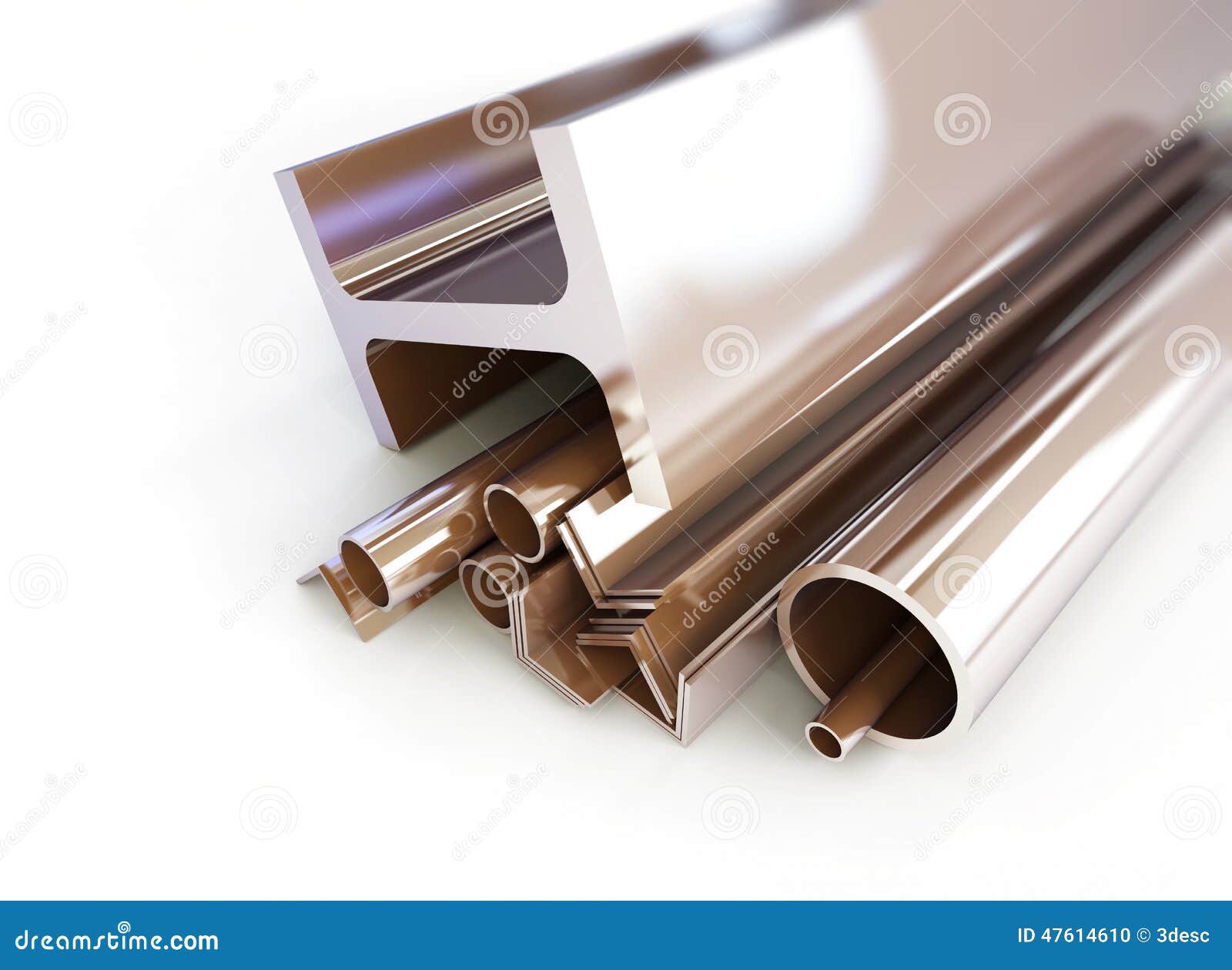 Metal Pipes, Angles, Channels, Squares Stock Illustration ...