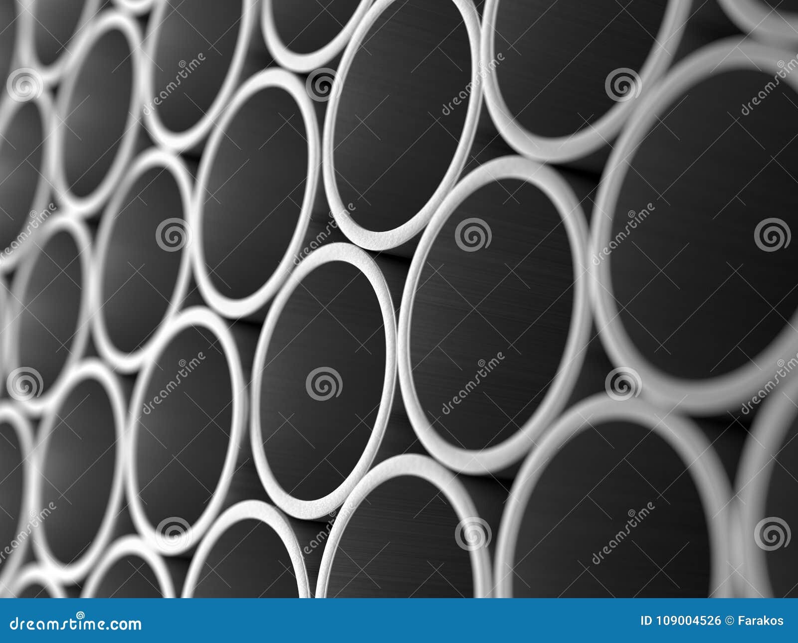 Metal pipes background stock illustration. Illustration of aluminum ...