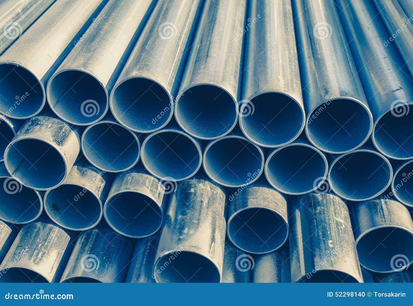 Metal pipes stock photo. Image of pipes, industrial, pipe - 52298140