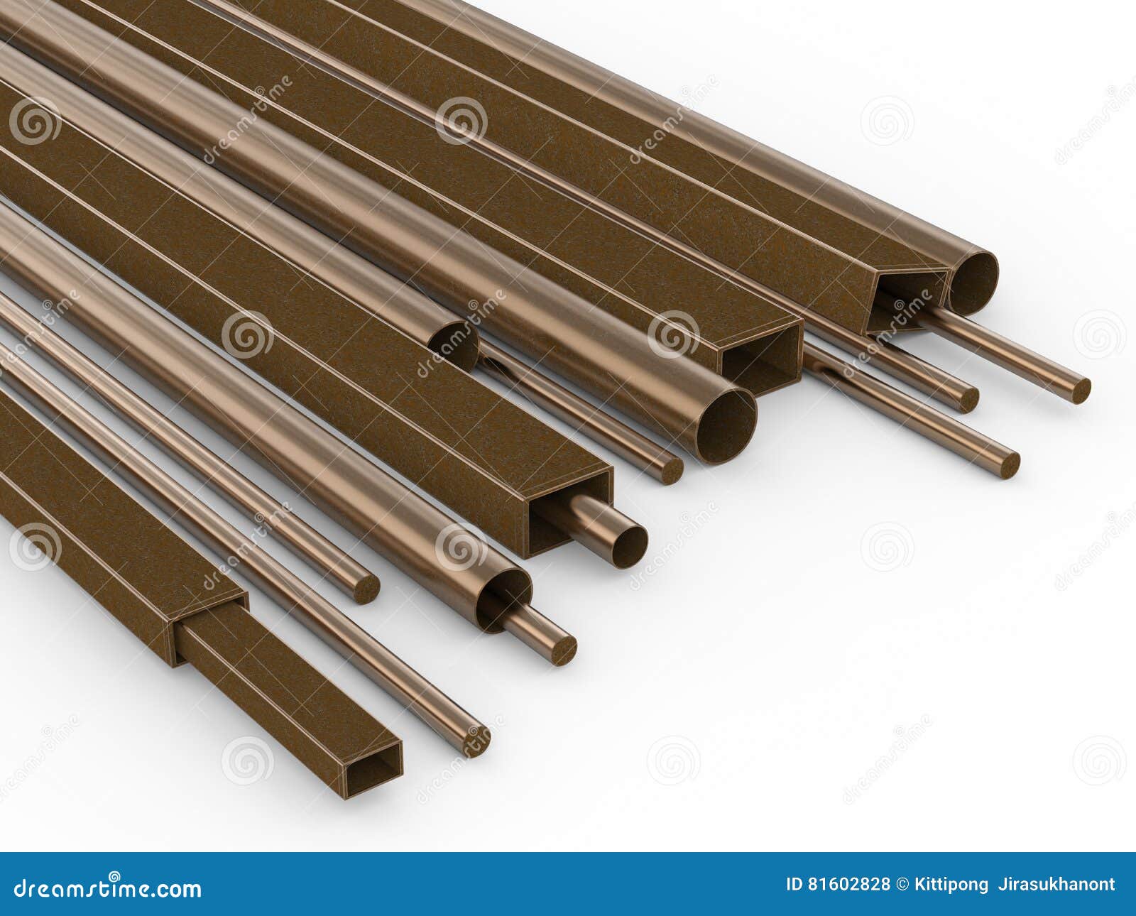 Metal pipes stock illustration. Illustration of structure - 81602828
