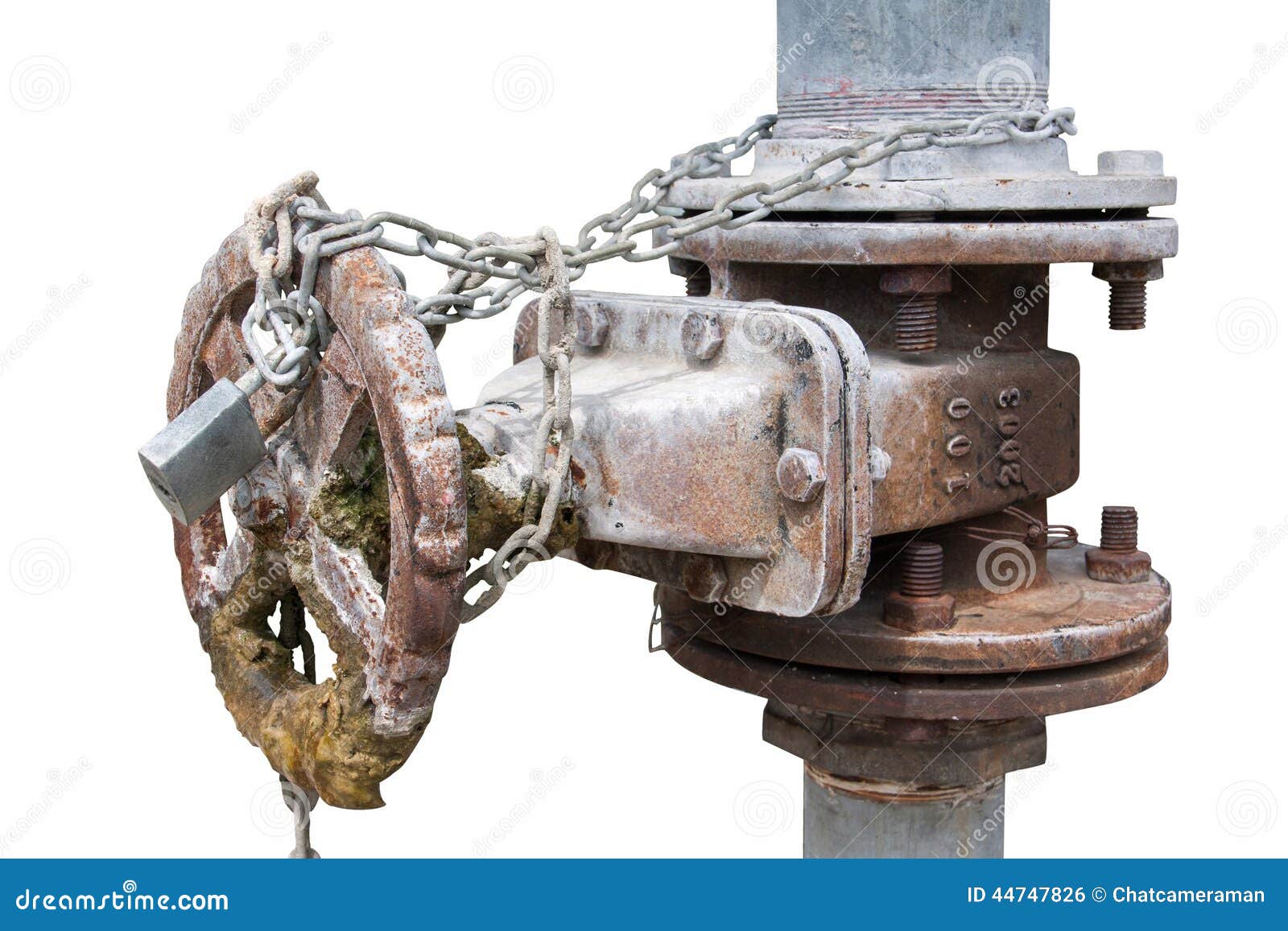 Metal pipes locks stock photo. Image of device, energy - 44747826