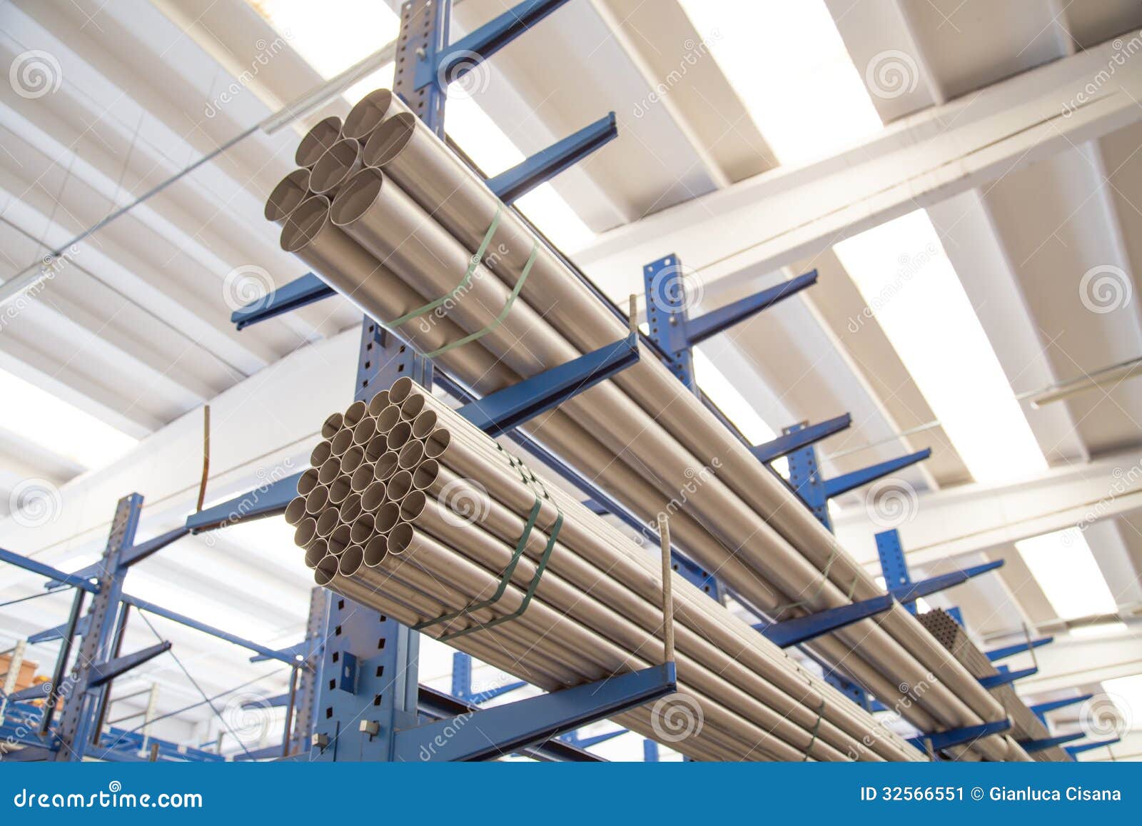 Metal pipes stock image. Image of circle, industrial - 32566551