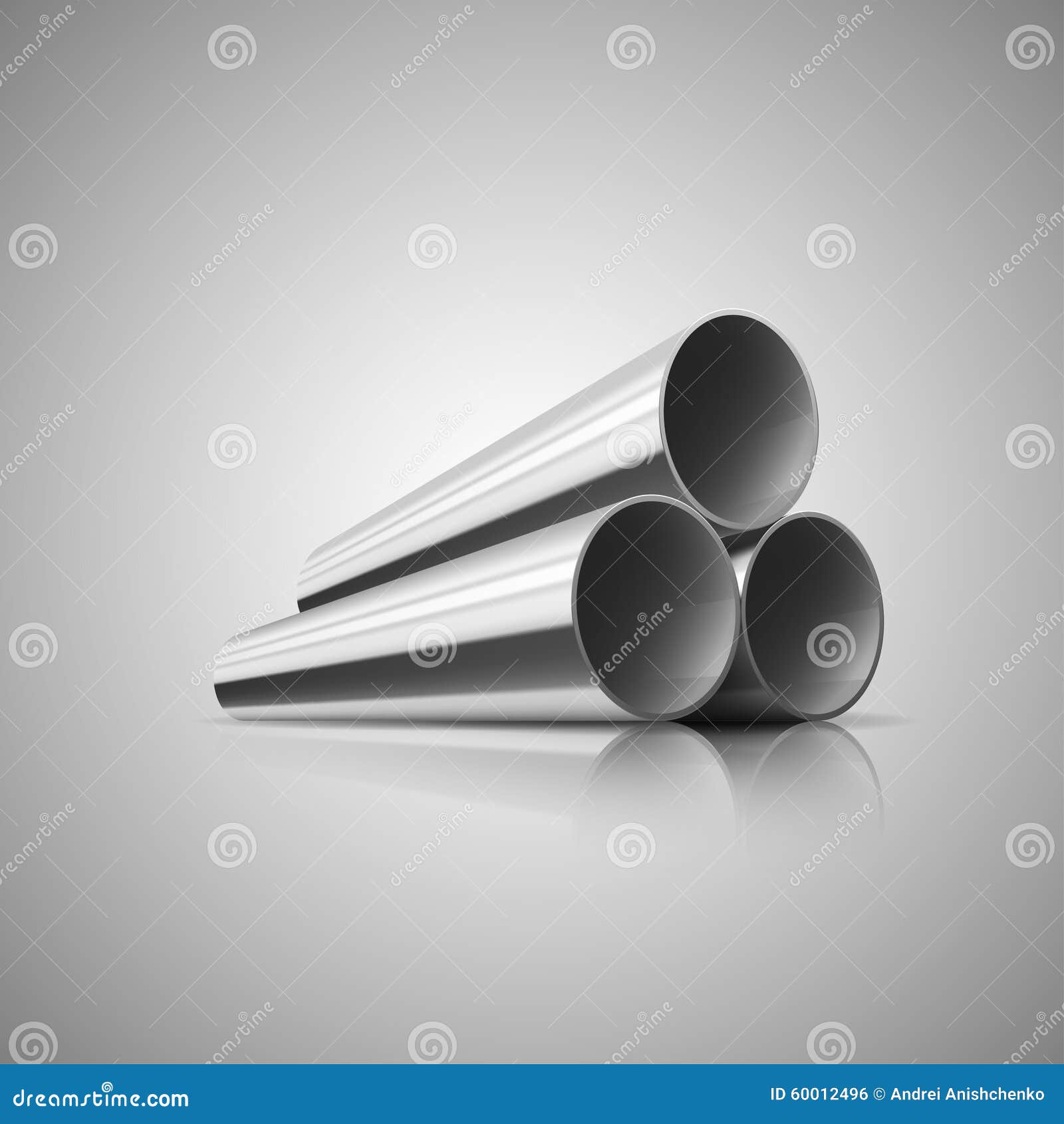 Metal pipes stock vector. Illustration of insulated, element - 60012496