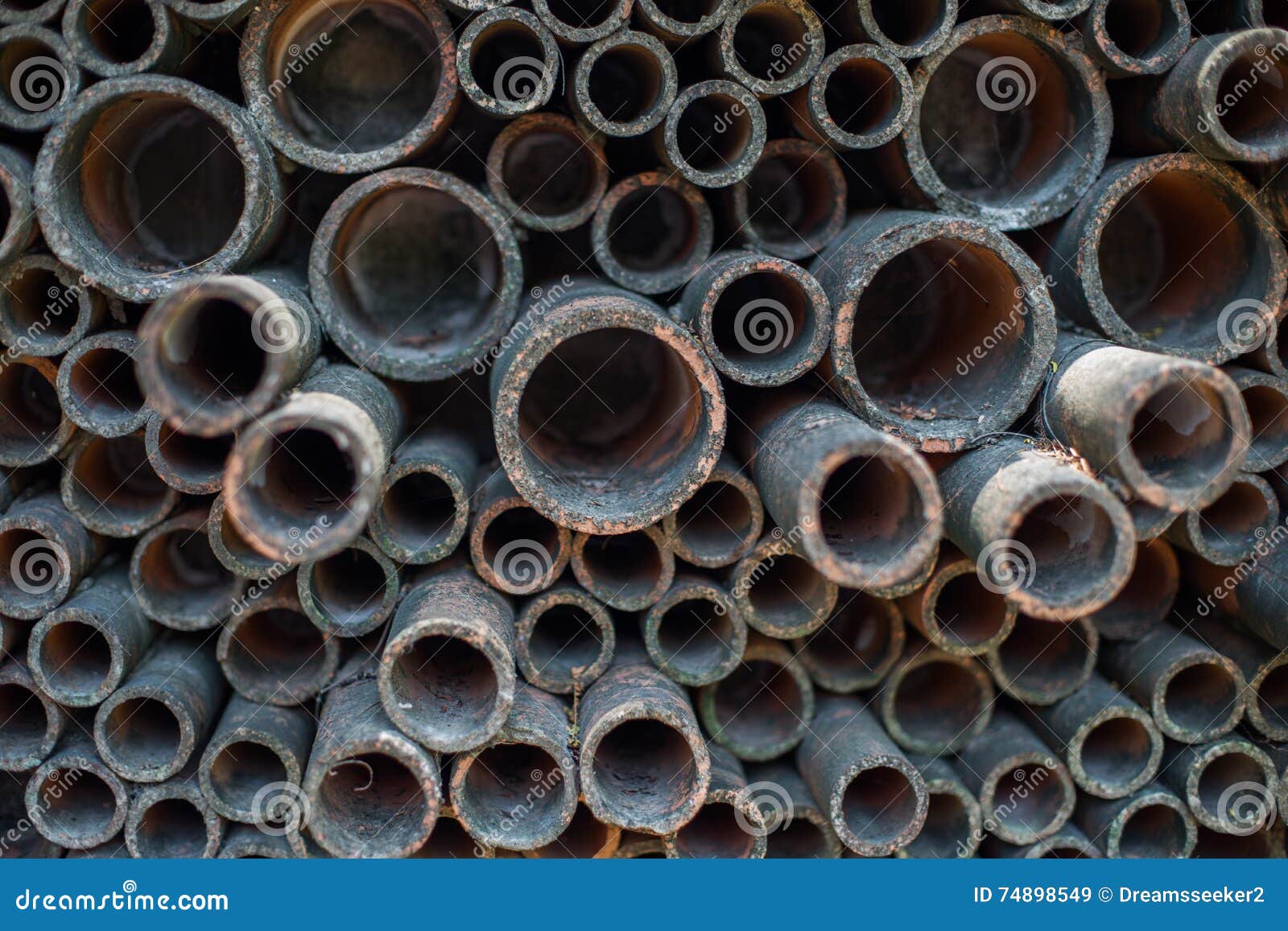 Metal pipes stock image. Image of industrial, metallic - 74898549