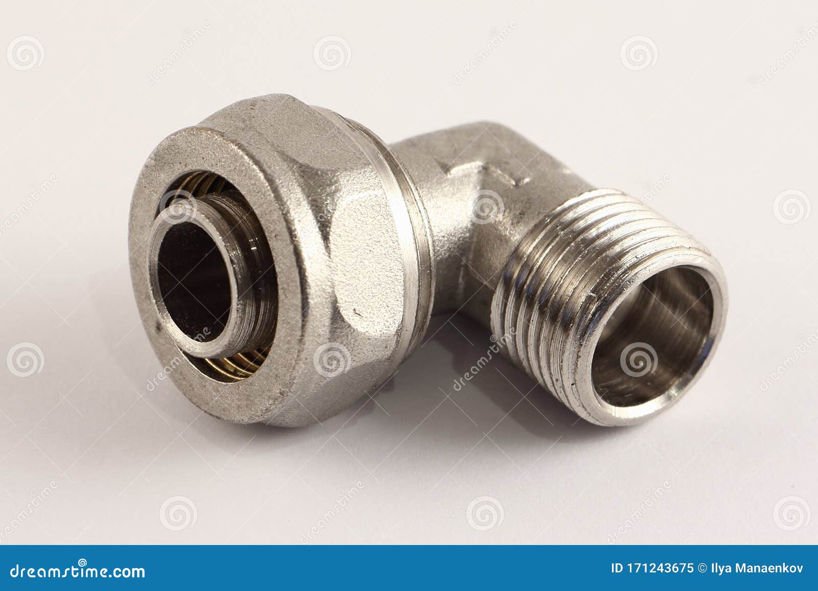 Press Fitting Compressive Copper Pipe Collet Connector With G 1/2 ...