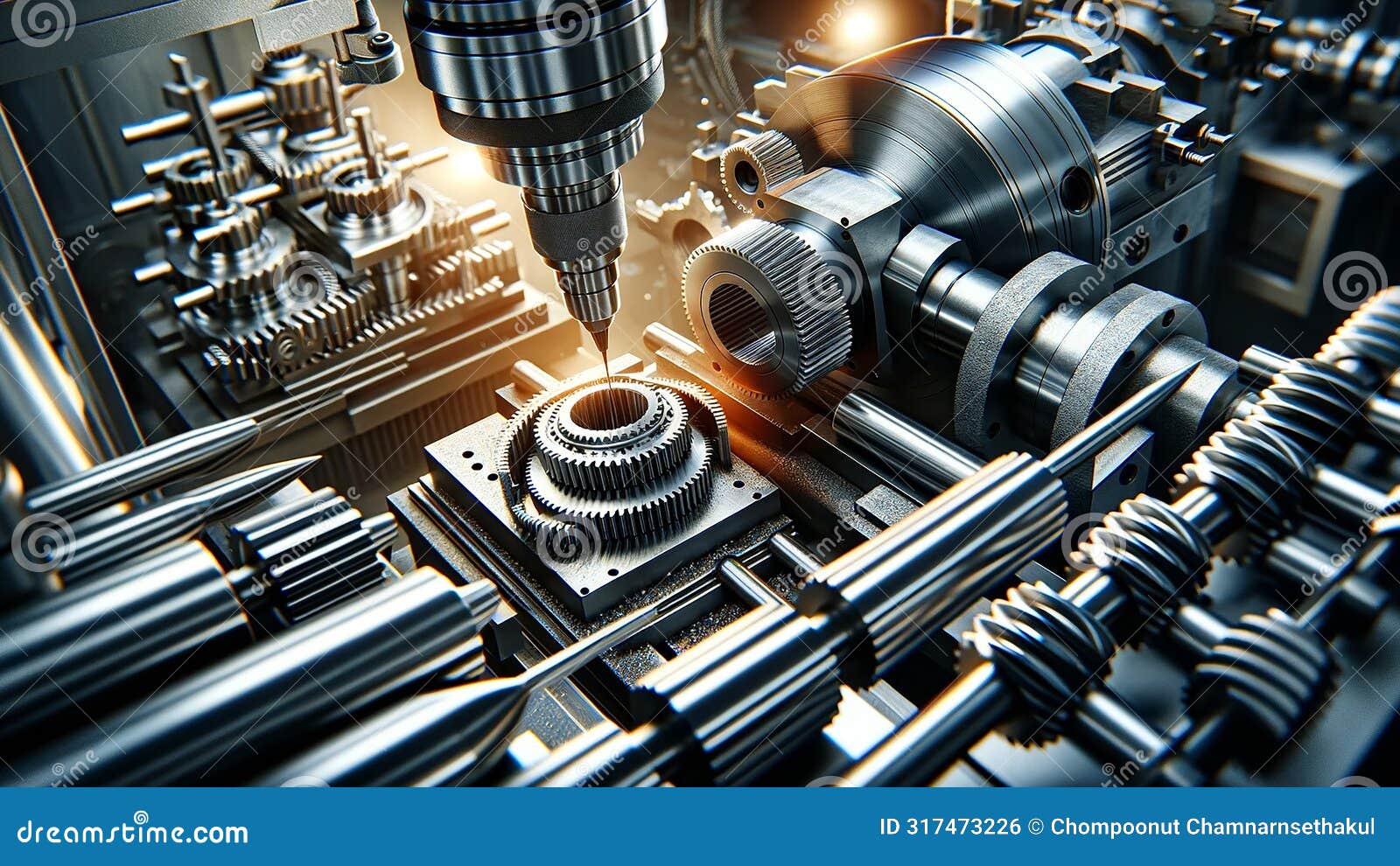 Metal and Plastic Parts Designed for Mechanical Engineering Stock ...