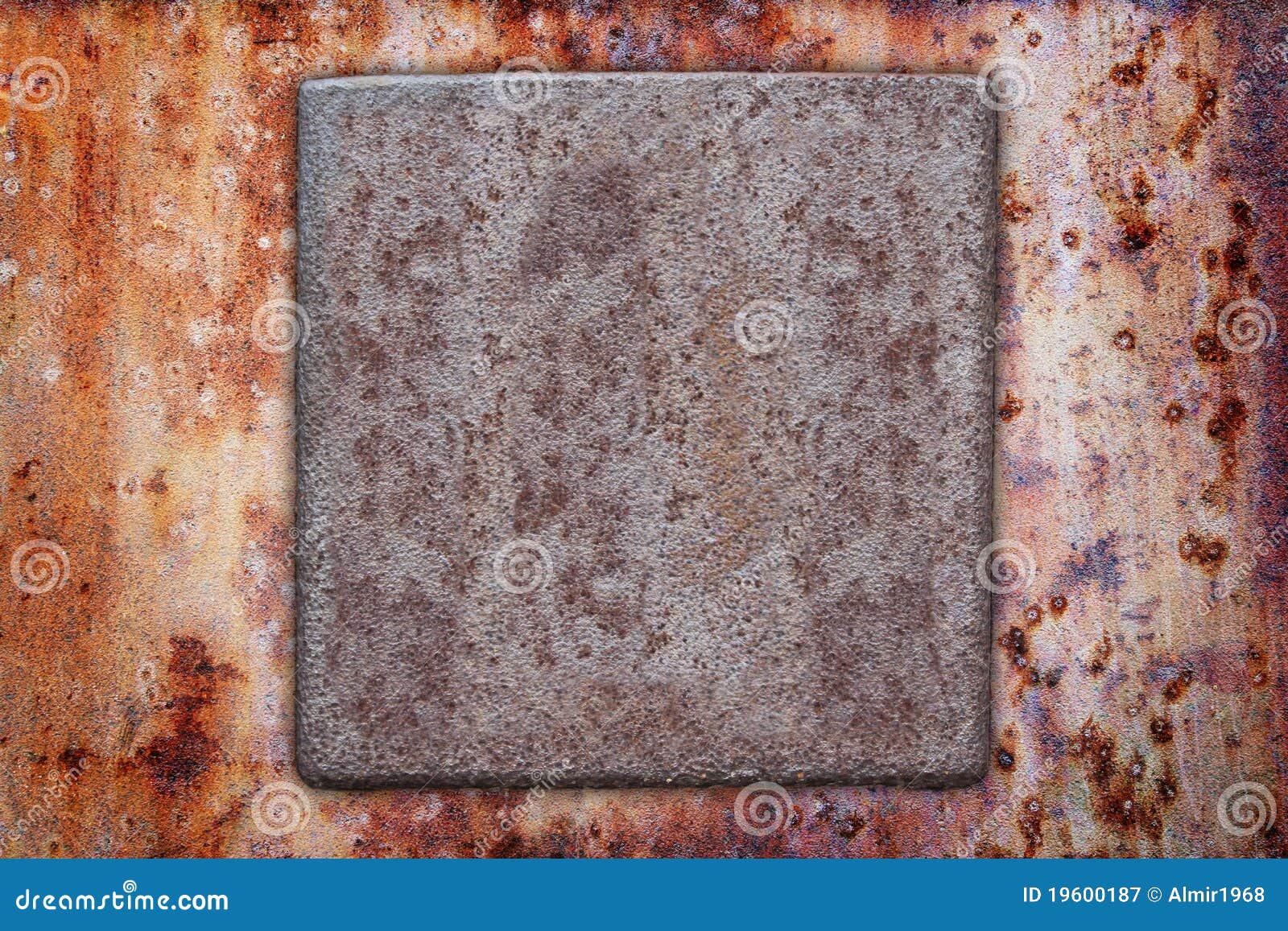 Metal plate border stock illustration. Illustration of empty - 19600187