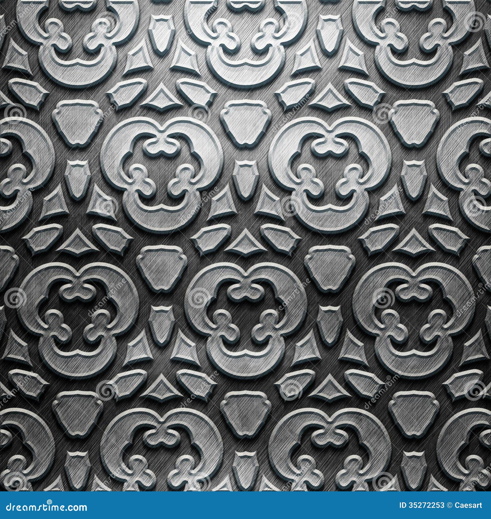 Metal Plate with Carved Pattern Stock Image - Image of carved, floral ...