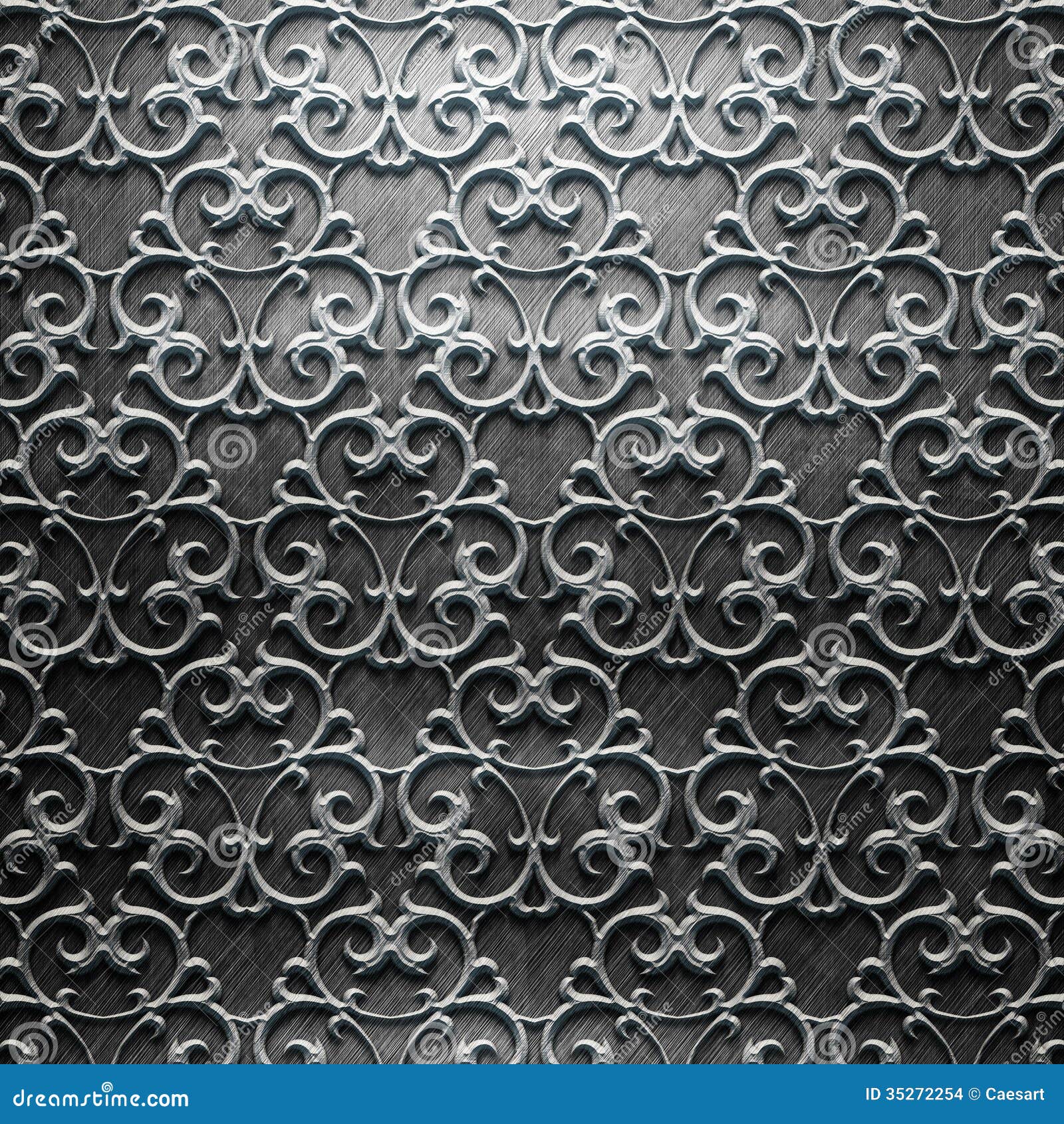 Metal Plate with Carved Pattern Stock Photo - Image of card, frame ...