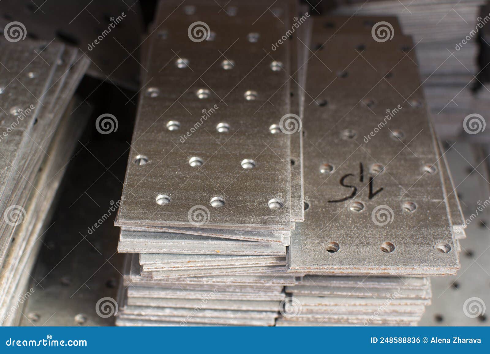 Plate for Construction Work. the Assortment of the Construction Store ...