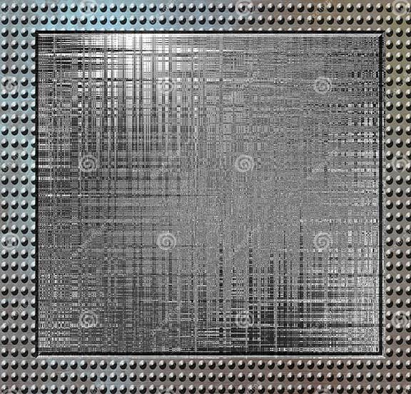 Metal plate frame stock illustration. Illustration of factory - 5077902