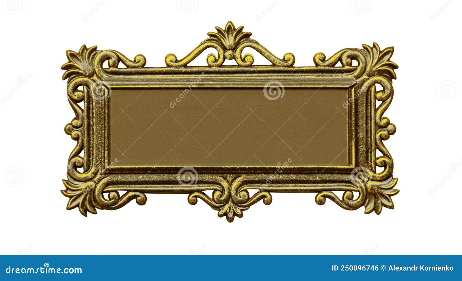 Metal plate with frame stock photo. Image of background - 250096746