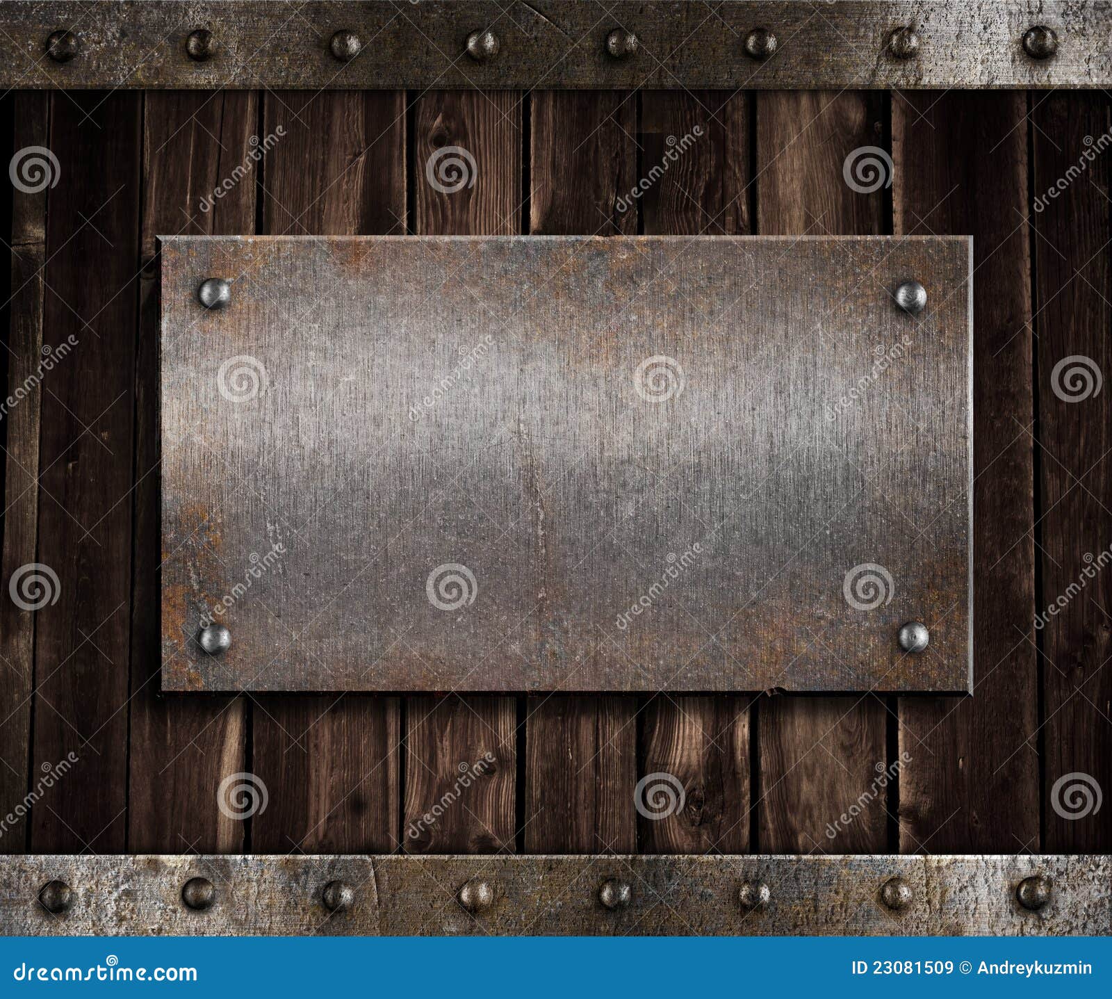 Metal Wall With White Paint Smears With Rust. Bayground Stock ...