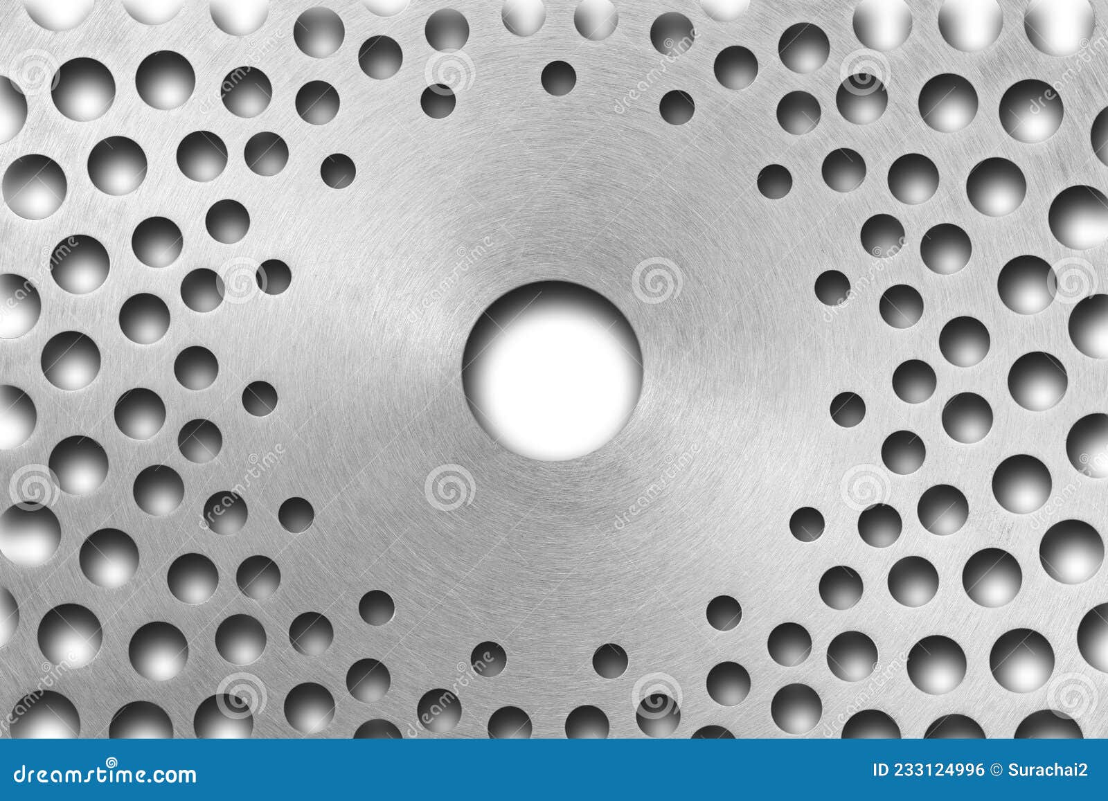 Metal Plate Pattern with Holes Texture Background Stock Photo - Image ...