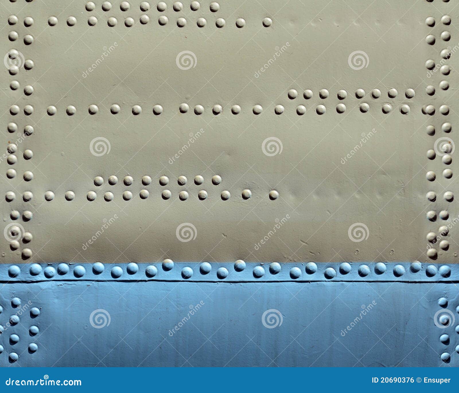 Metal plate with rivets stock photo. Image of rivet, material - 20690376