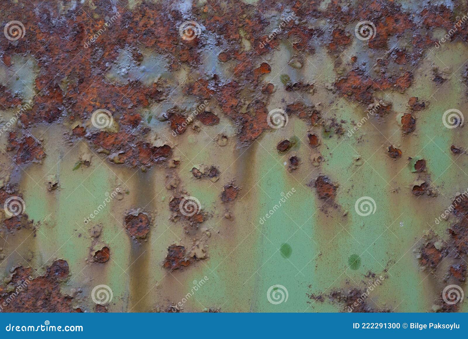 Metal Plate with Rust Texture Stock Photo - Image of paint, rough ...