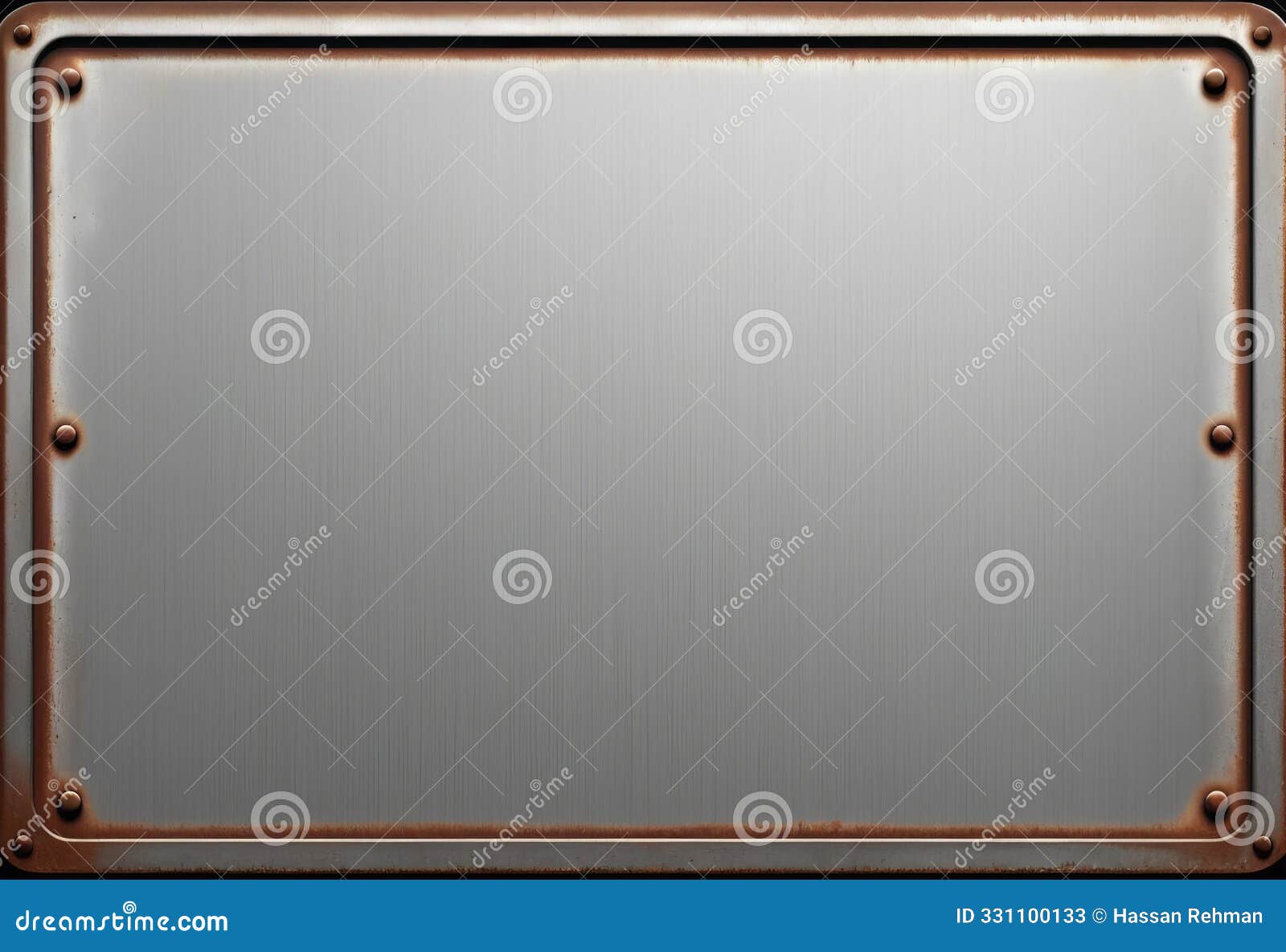 Metal Plate Sign Background Texture Stock Illustration - Illustration ...