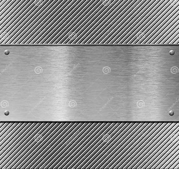 Metal Plate Template or Pattern Stock Photo - Image of aluminium ...