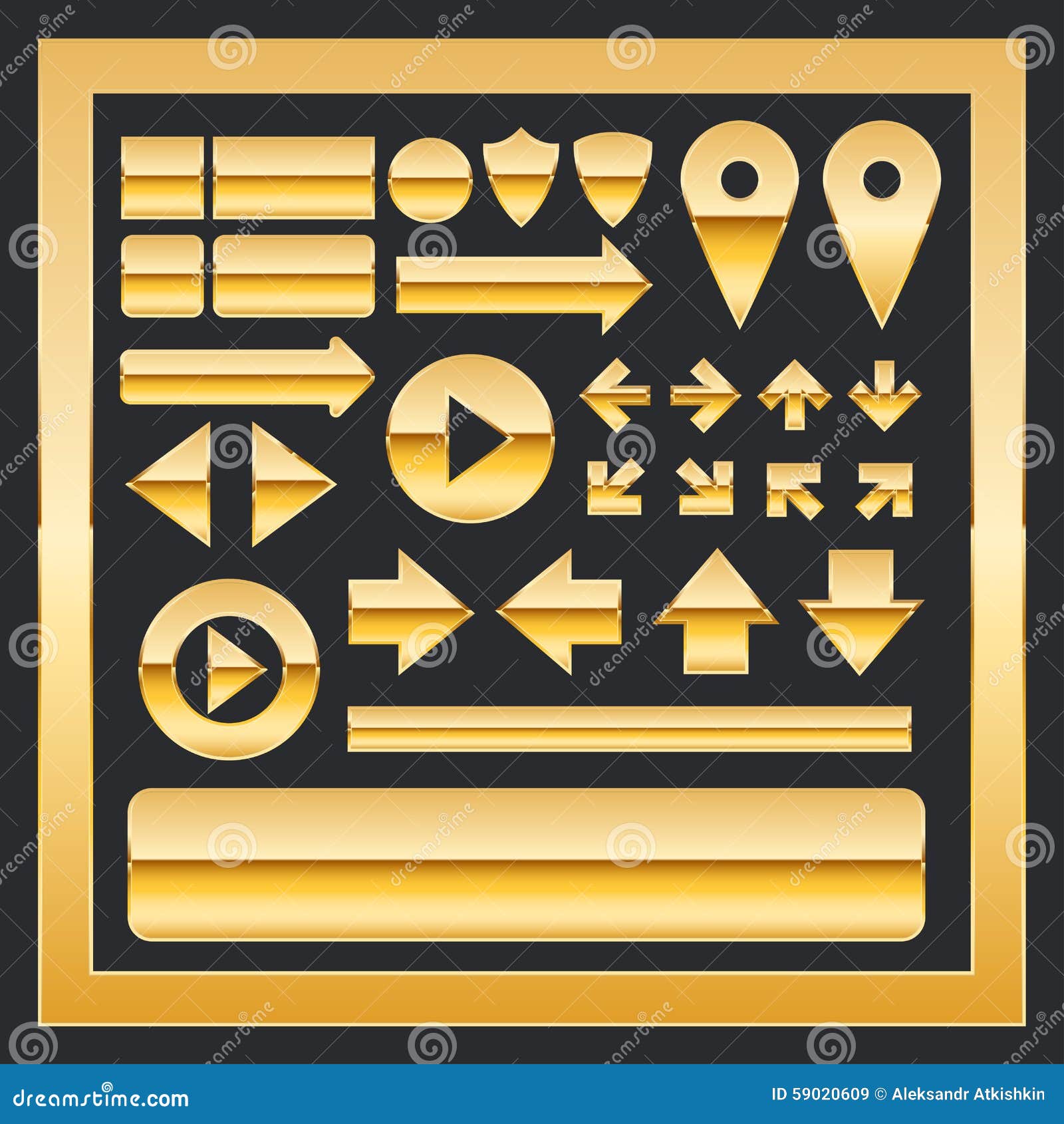 Metal plates stock vector. Illustration of sign, plate - 59020609