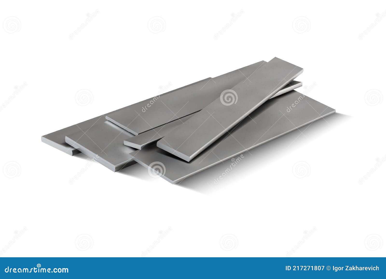 Metal Plates with Stainless Steel for Metal Structures. Stock Vector ...