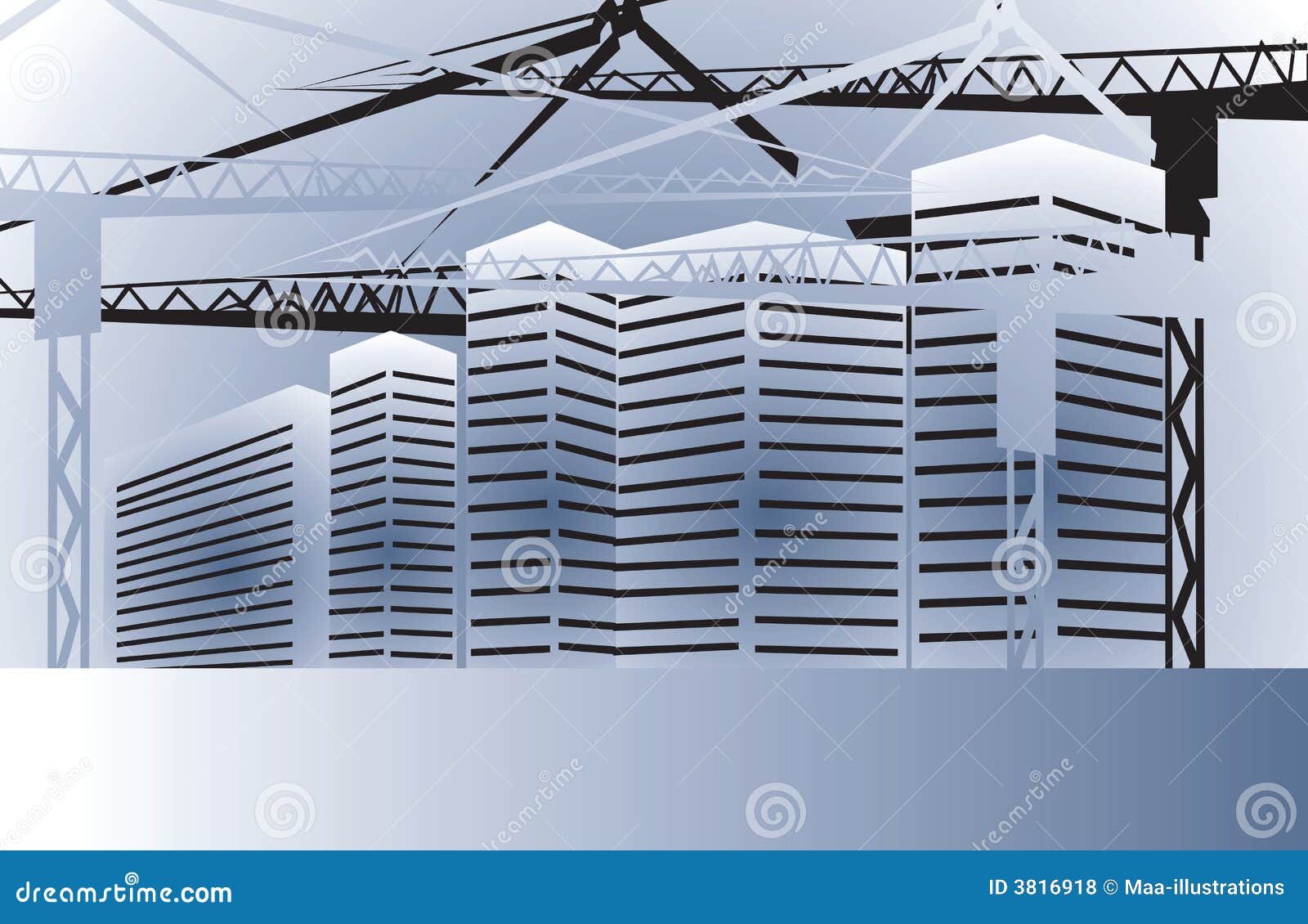 Metal platforms stock vector. Illustration of development - 3816918
