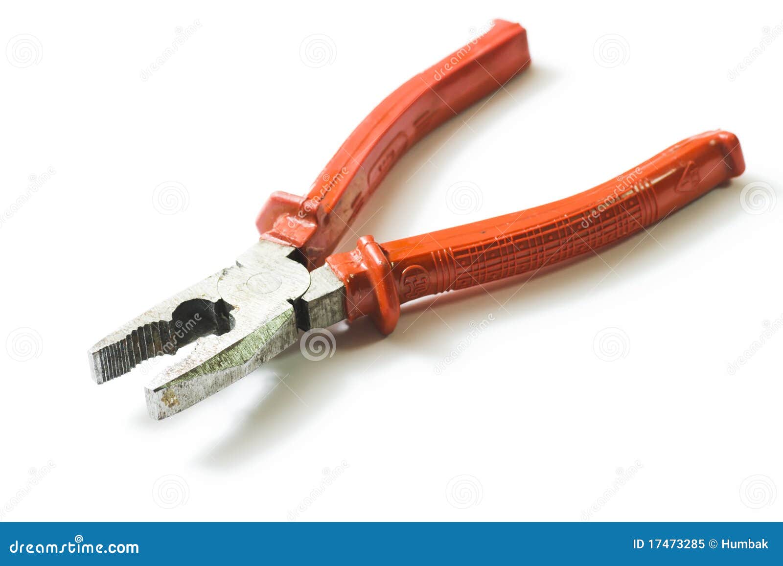 Metal pliers stock image. Image of metal, single, plastic - 17473285