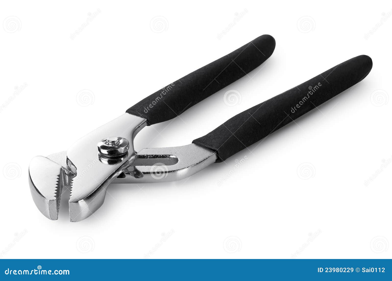 Metal pliers stock image. Image of black, background - 23980229