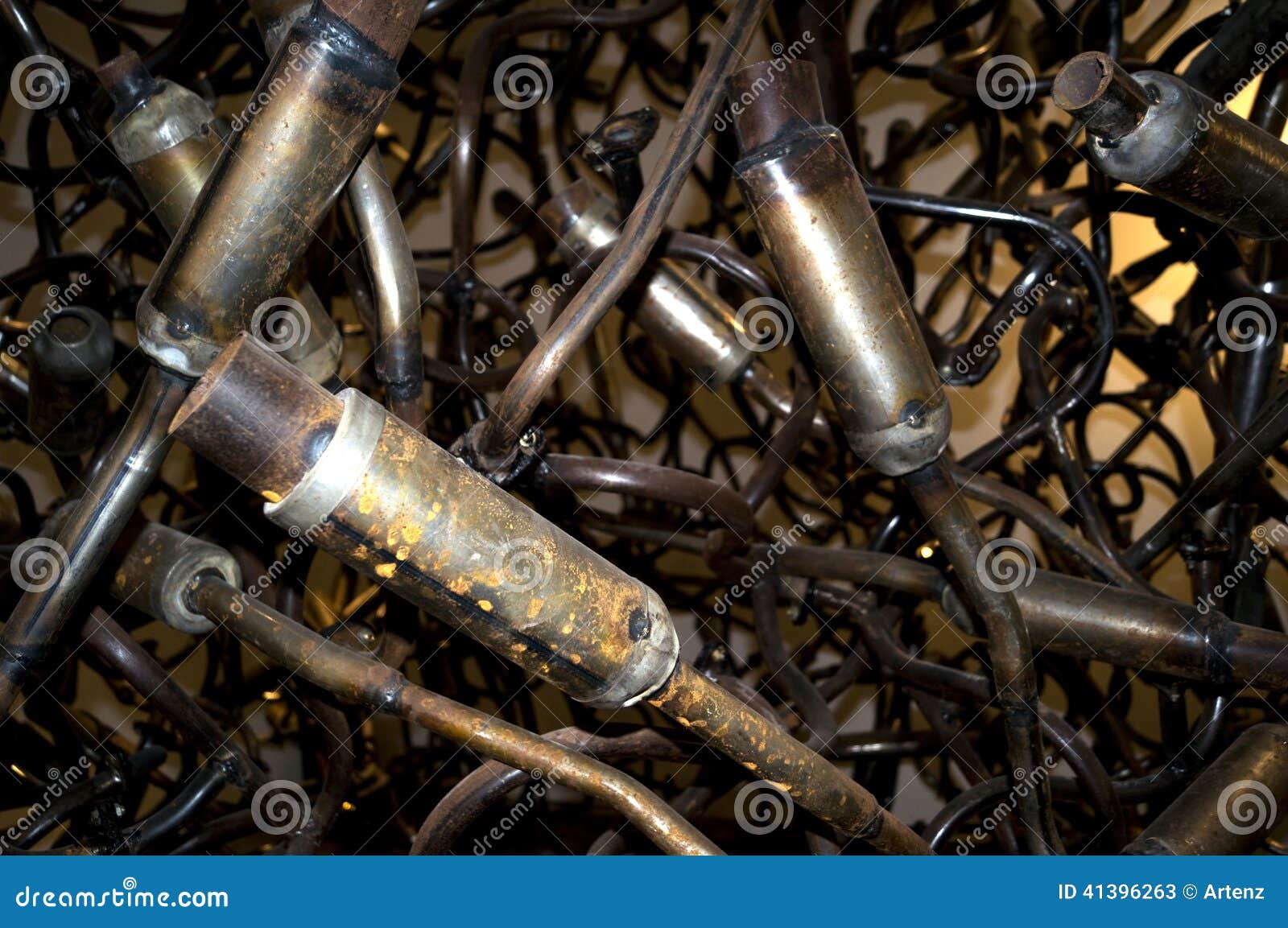 Metal Pollution Mess stock image. Image of unite, fuse - 41396263