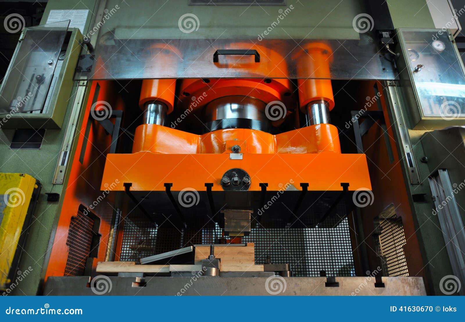 Metal Press Machine stock photo. Image of factory, press - 41630670