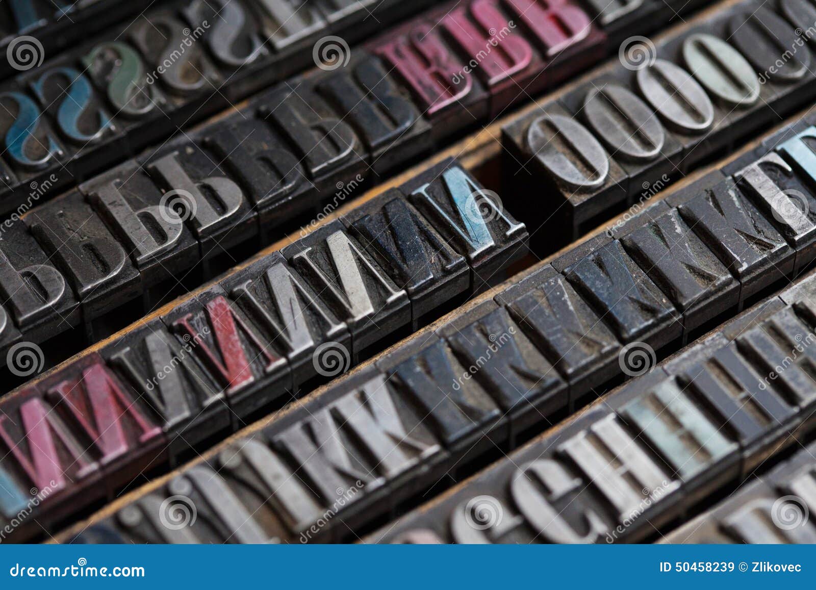 Metal Printing Press Symbols Stock Image | CartoonDealer.com #50458081