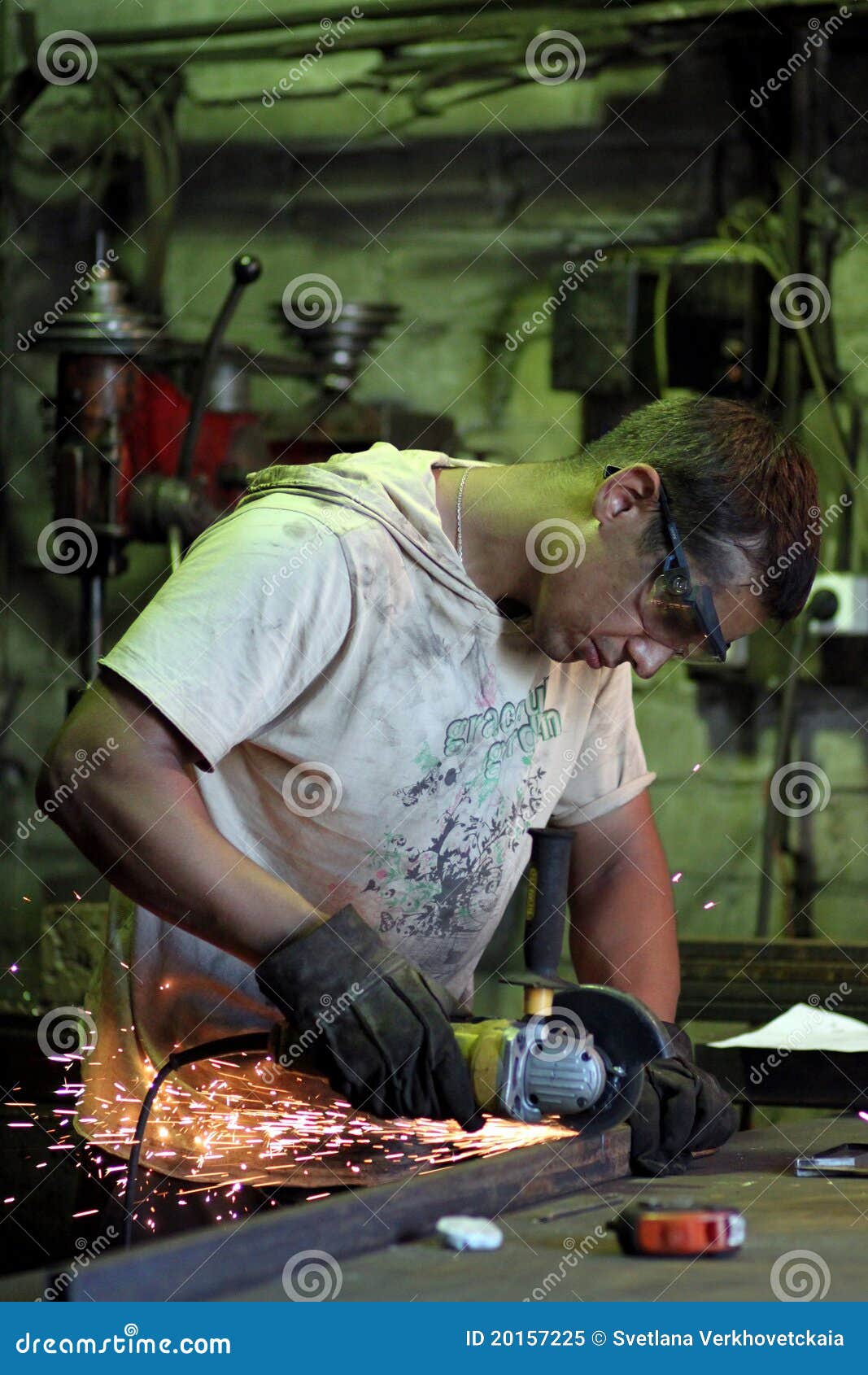 Metal processing stock image. Image of machine, protective - 20157225