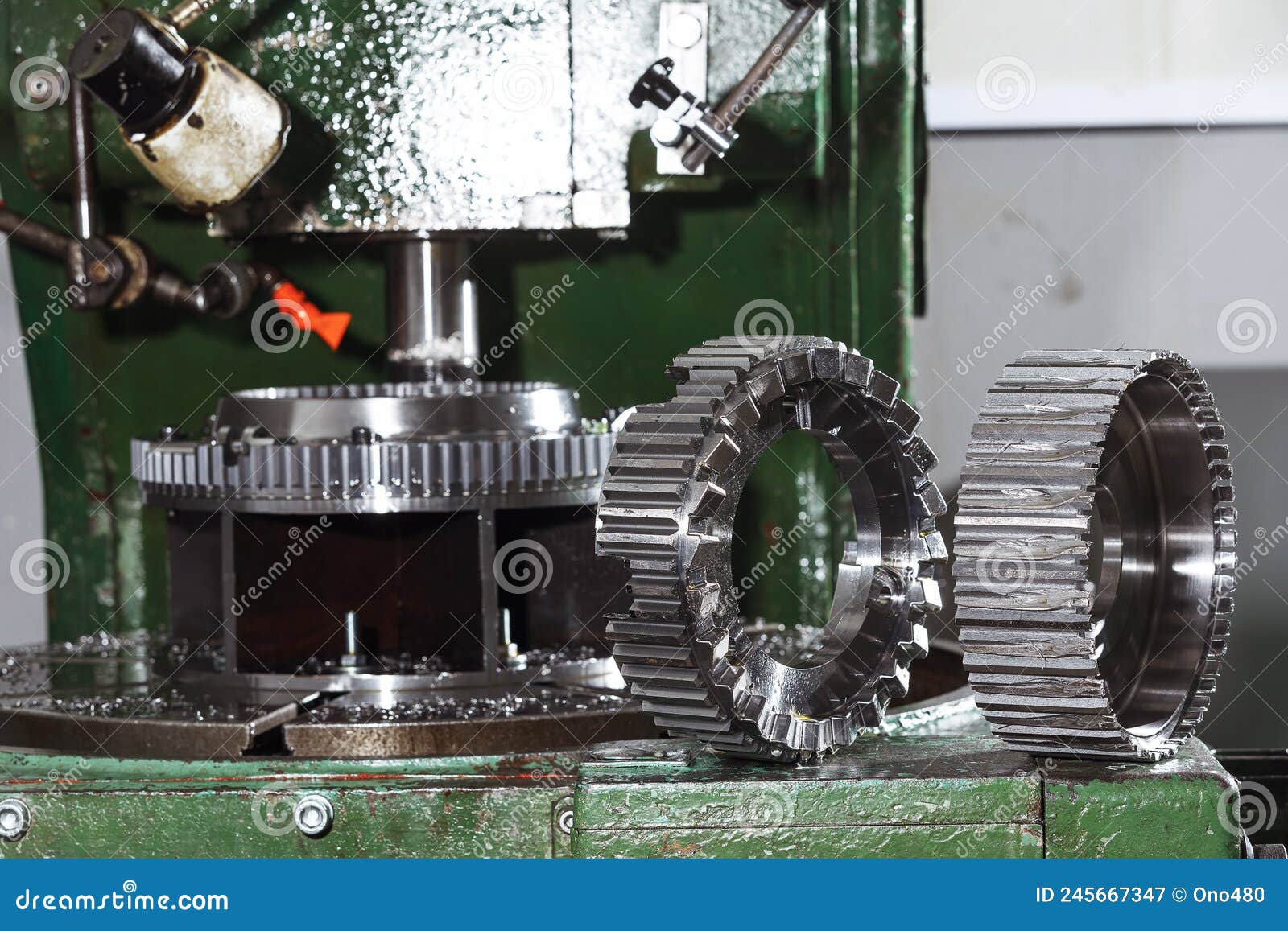 Metal Processing Machine. Detail of a Tool in Production Stock Image ...