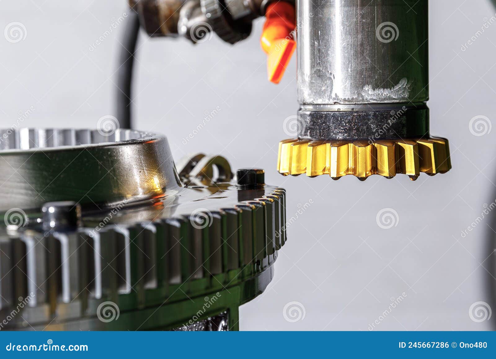Metal Processing Machine. Detail of a Tool in Production Stock Photo ...