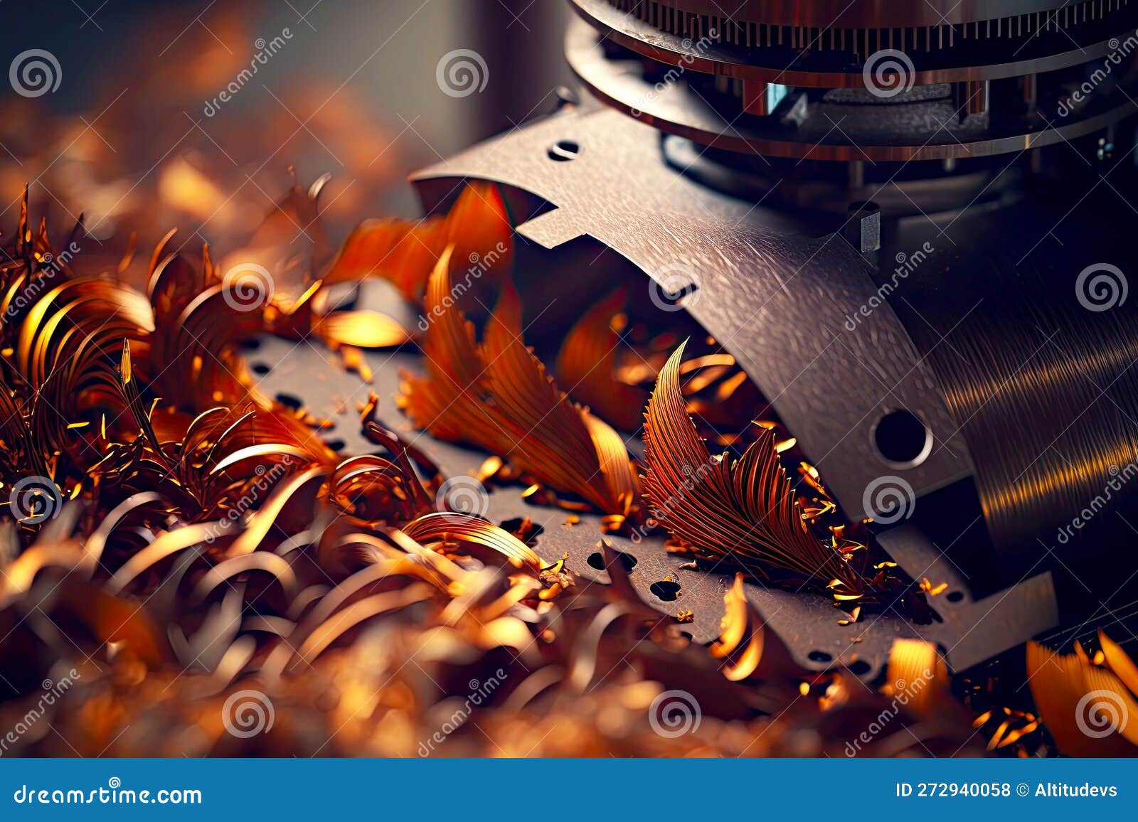 Metal Processing Processing on Machine in Aluminum Industry Factory ...