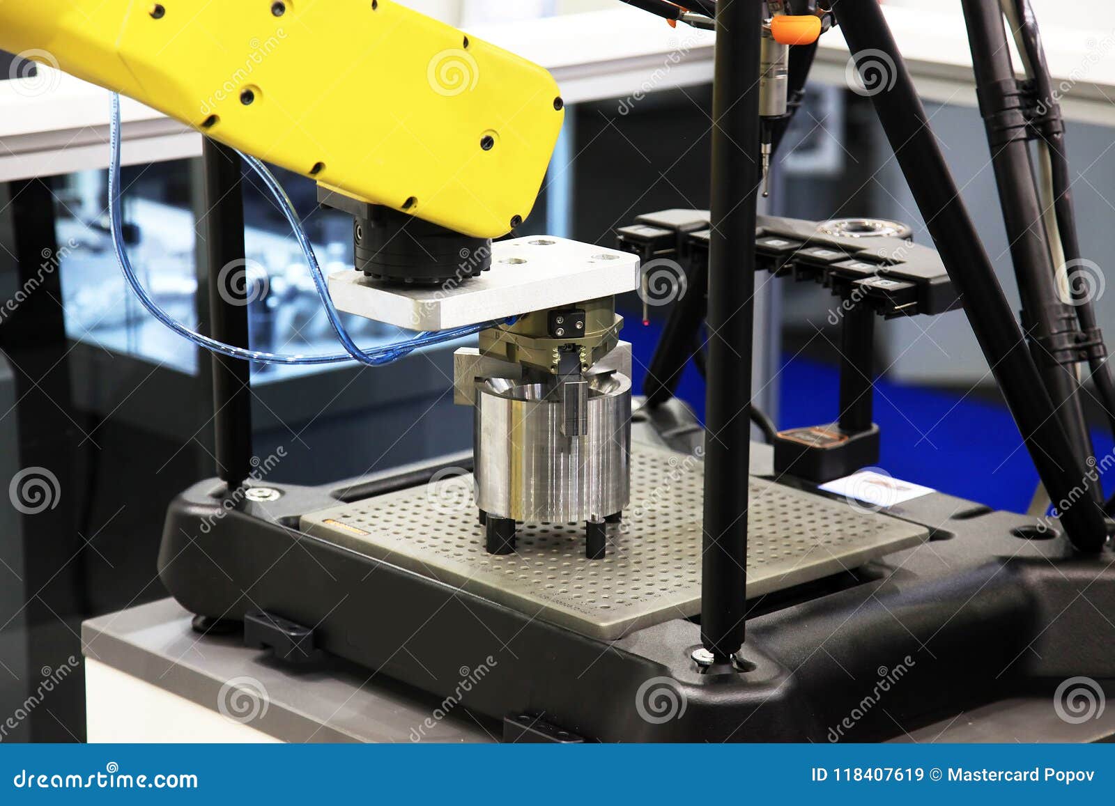 Metal Processing Technology Stock Image - Image of production, assembly ...