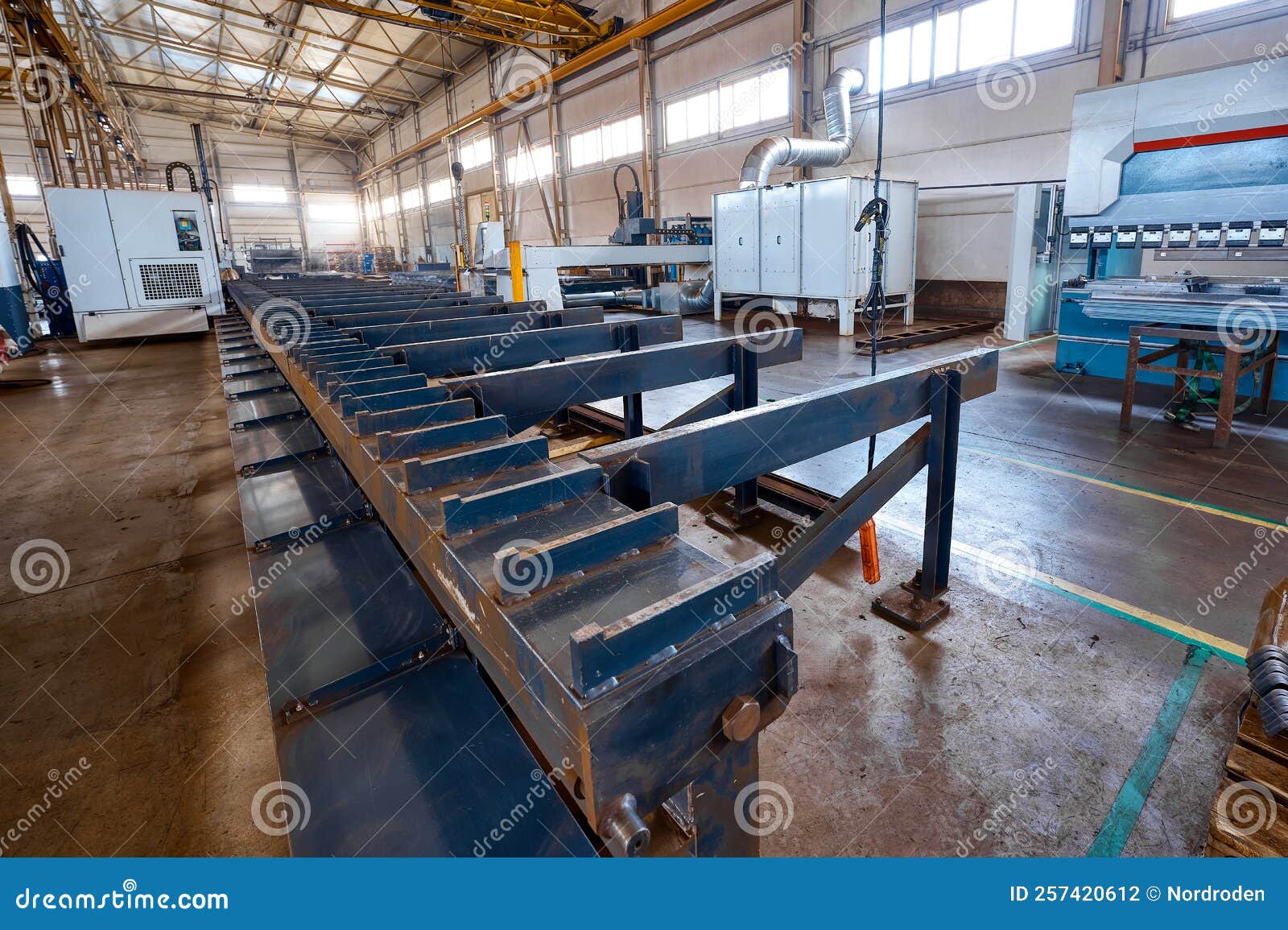Metal Processing Workshop with Machine Tools at Plant Stock Photo - Image of business, metalwork ...