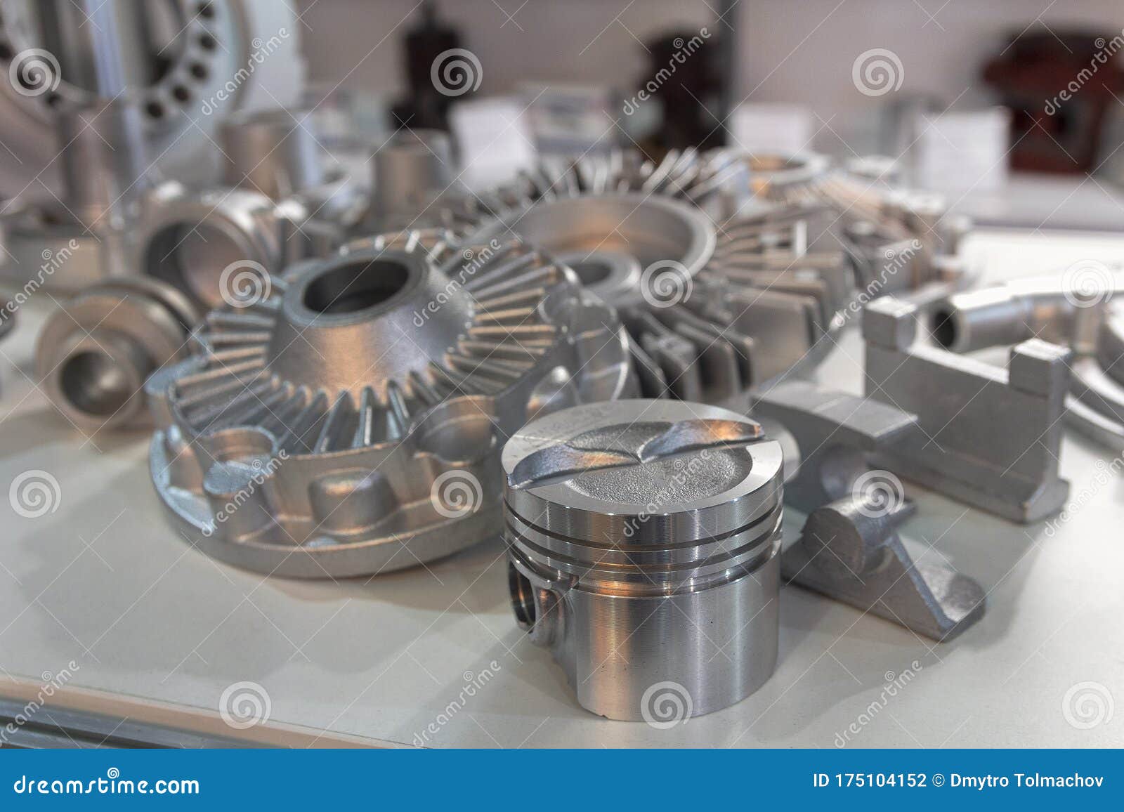 Metal Products Made by Casting Techniques Closeup Stock Photo - Image ...