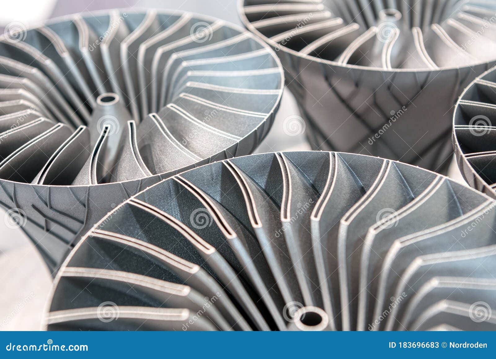 Metal Products Made by Metal 3D Printing. Stock Image - Image of ...