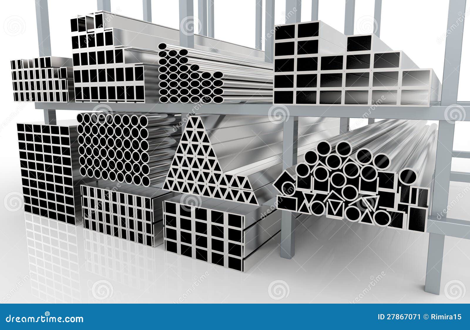 Metal profile stock illustration. Illustration of material - 27867071