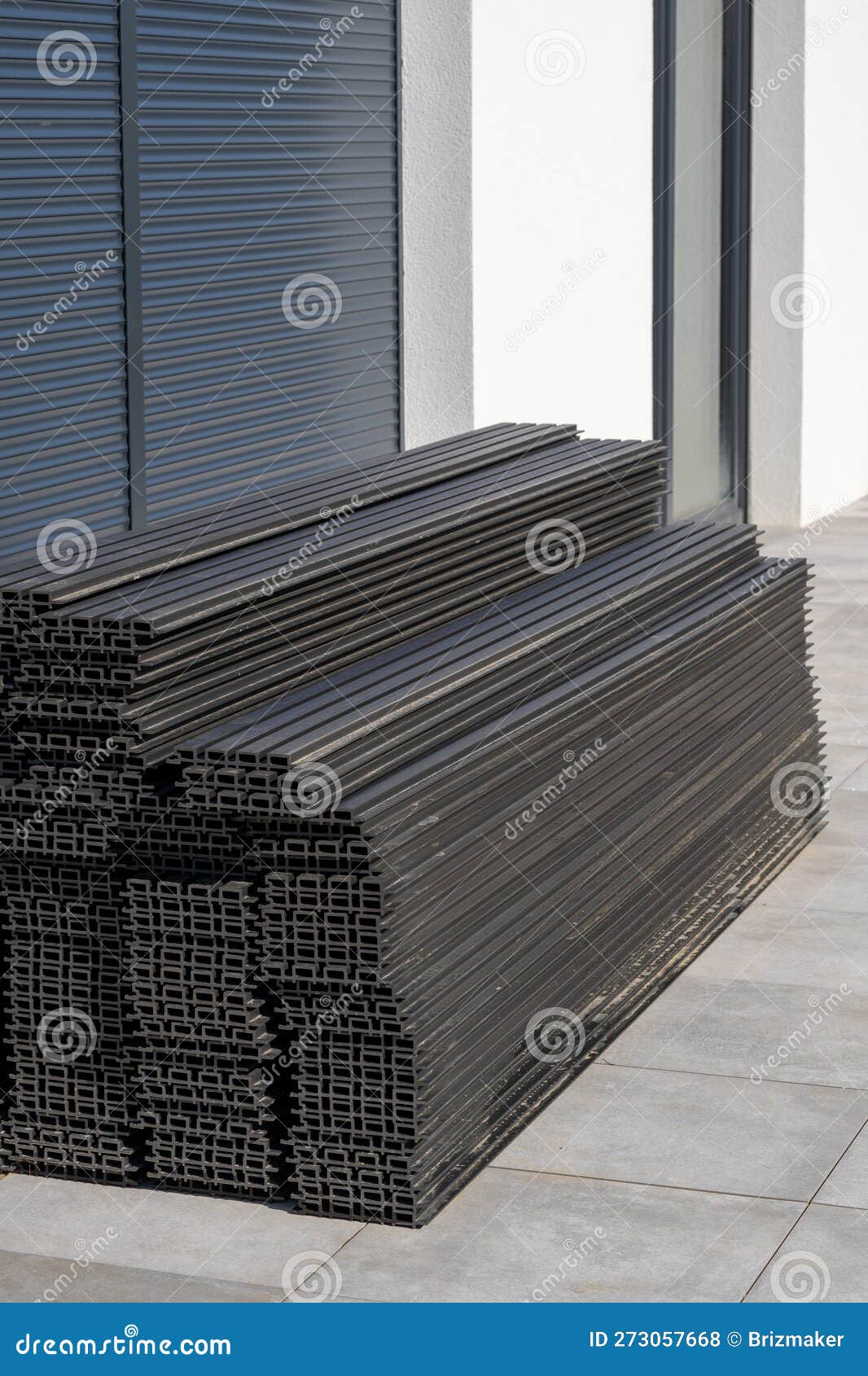 Rectangular Roller Shutter Windows Isolated On White Background. Stock ...