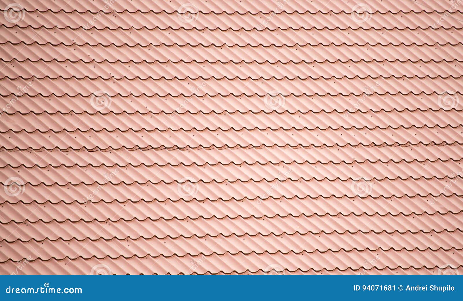 Metal Profile on the Roof of the House As a Background Stock Image ...