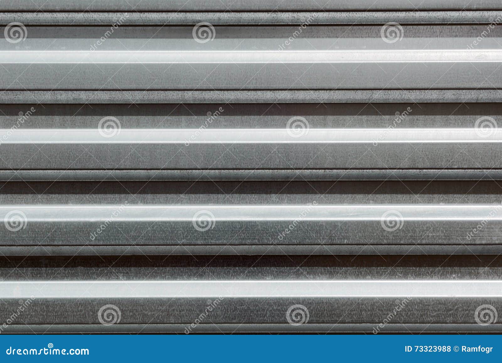 Metal Profiled Sheet Decking Stock Photo - Image of sheet, building ...