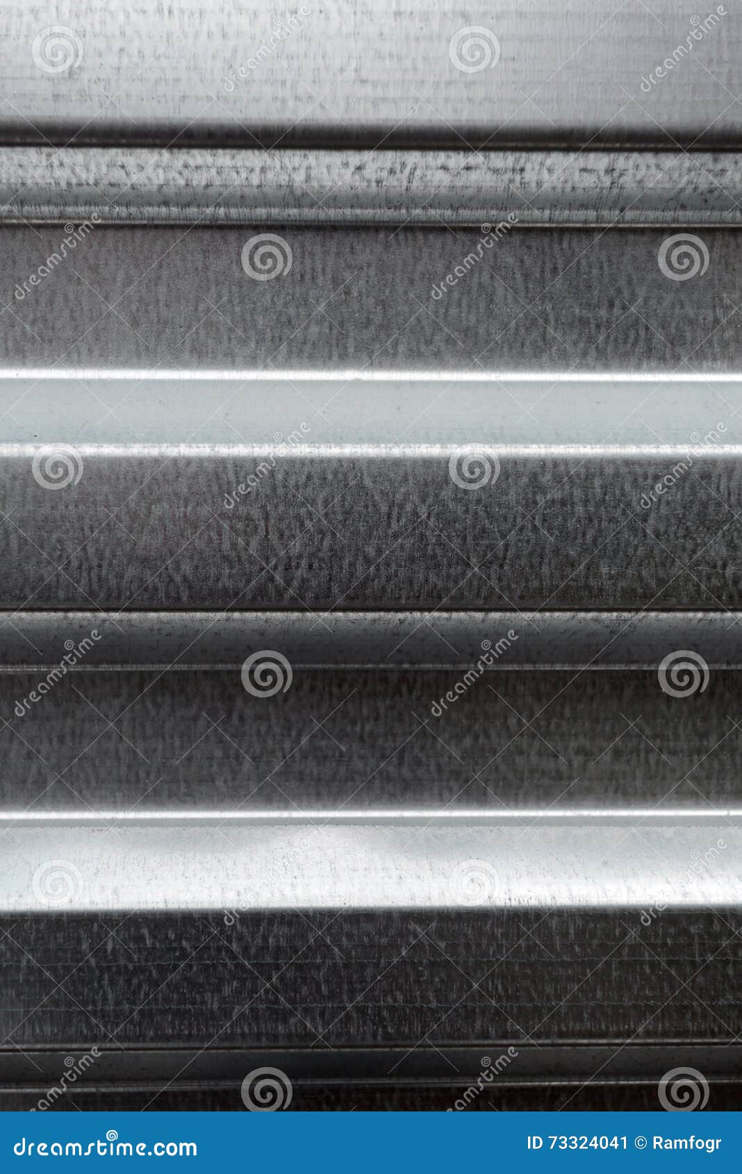 Metal Profiled Sheet Decking Stock Image - Image of sheet, profiled ...