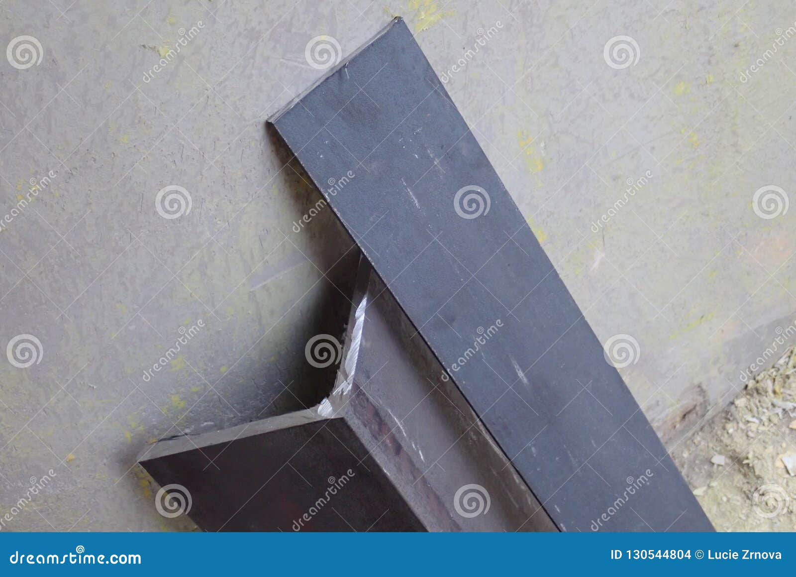 Metal Profiles for Building on a Construction Site Stock Photo - Image ...