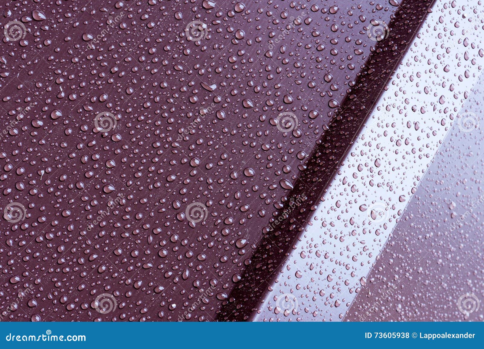 Metal Profiles in Drops of Water Stock Photo - Image of composition ...