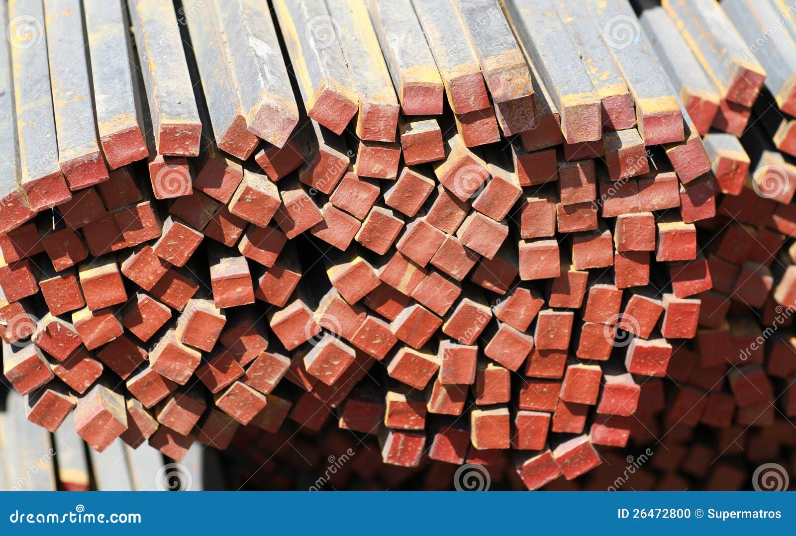 Metal profiles square stock photo. Image of metal, steel - 26472800