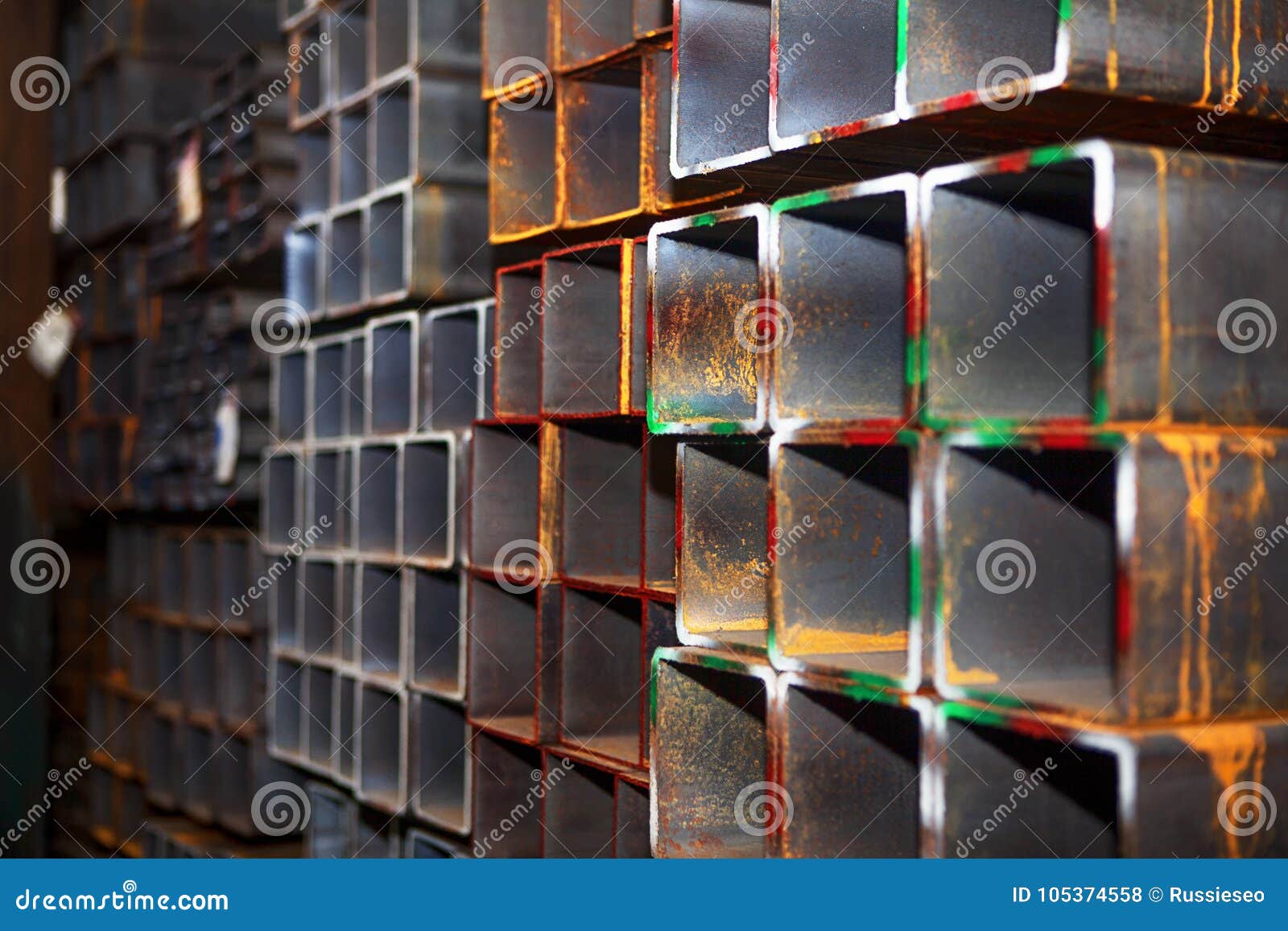 Metal empty squares stock photo. Image of rectangular - 105374558