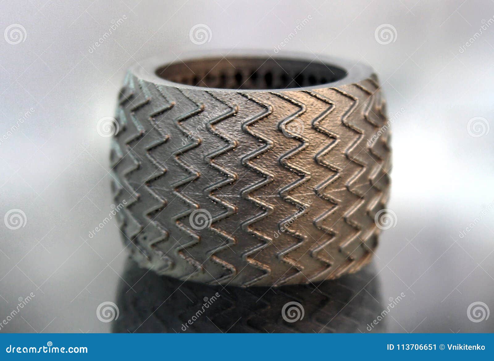 A Metal Prototype Obtained by Laser Sintering Stock Image - Image of ...